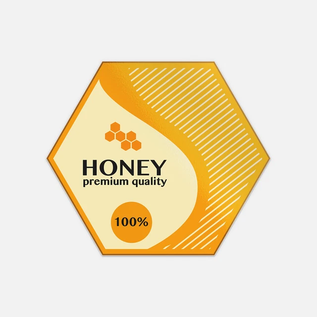 DOPASTICKER Honey Quality 100 Percent Sticker Phone Decal Water Bottle ...