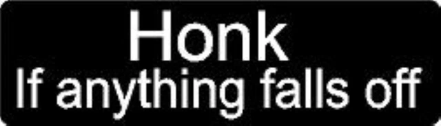 DOPASTICKER Honk If Anything Falls Off Sticker Hard Hat Sticker Phone ...