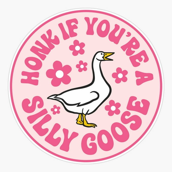 DOPASTICKER Honk If You'Re A Go.Ose Bumper Sticker, Phone Sticker Car ...