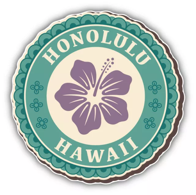 DOPASTICKER Honolulu Hawaii Vintage Sticker Decal Phone Decal Water ...