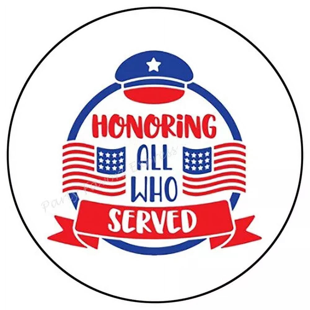 DOPASTICKER Honoring All Who Served Decorative Laptop, Phone Stickers ...