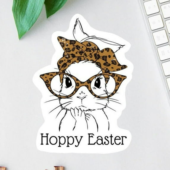 DOPASTICKER Hoppy Egg Day Bunny Spring Celebration Sticker Phone ...