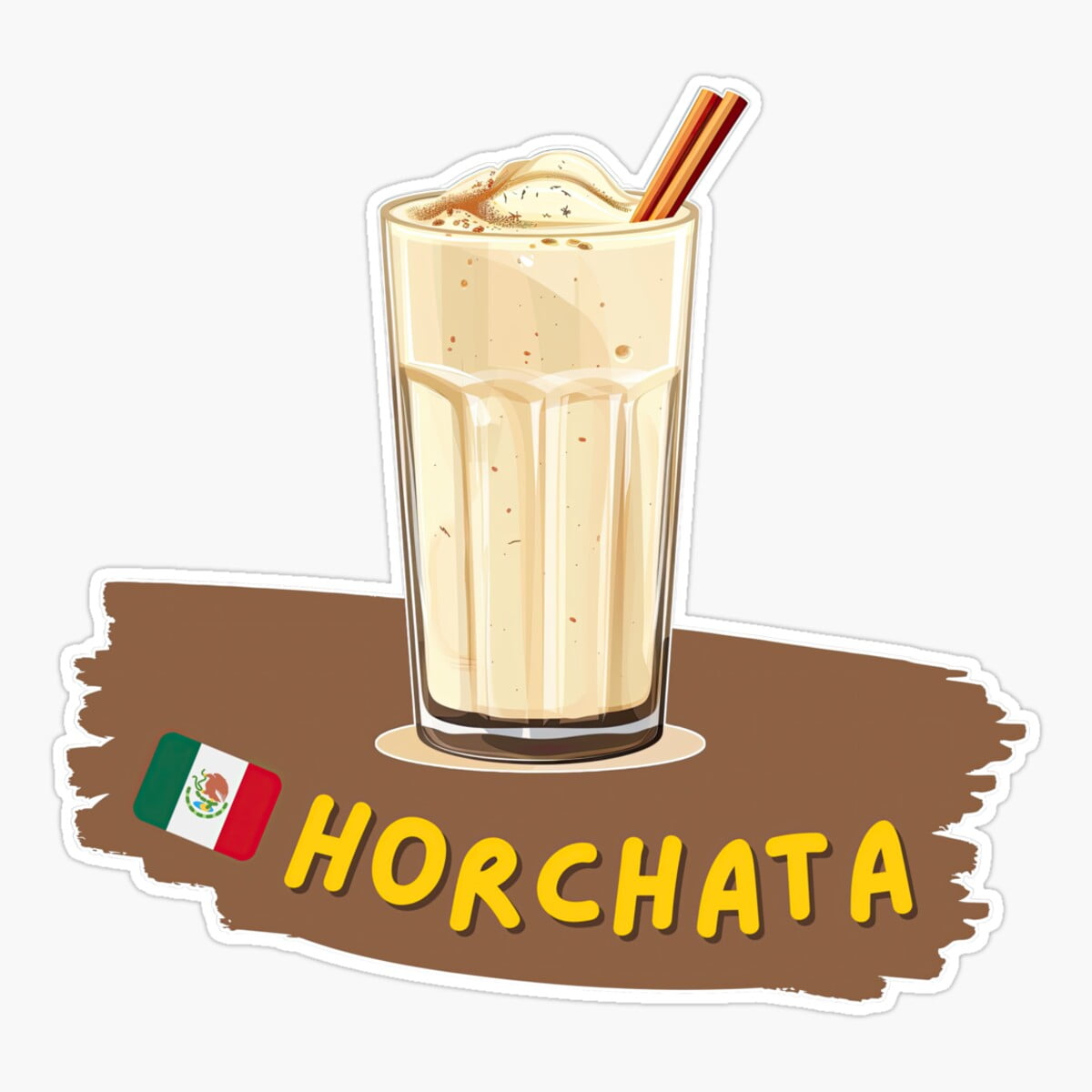 DOPASTICKER Horchata| Traditional Mexi.Can Cuisine Sticker, Phone ...