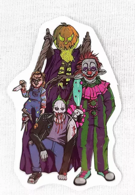 DOPASTICKER Horror Character Montage Collection Sticker Phone Decal ...