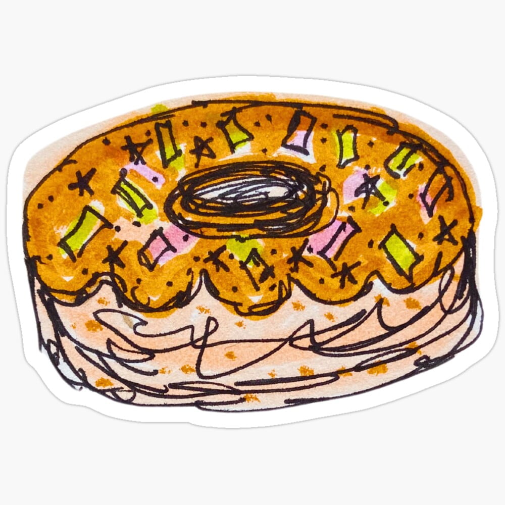 DOPASTICKER Horror Donut Sticker Phone Sticker, Latop Sticker, Lover ...