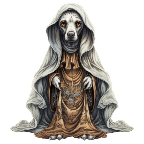 DOPASTICKER Horror Ghost Dog Car Sticker Dogs Sticker Phone Sticker ...
