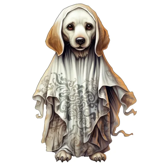 DOPASTICKER Horror Ghost Dog Car Sticker Dogs Sticker Phone Sticker ...