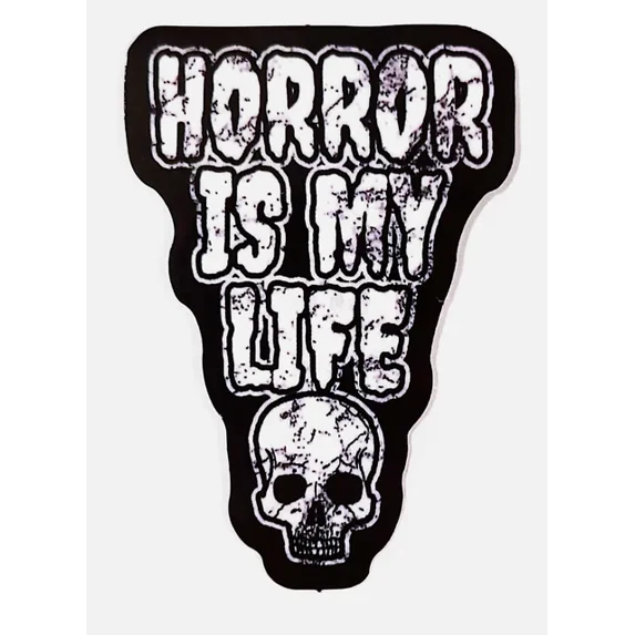 DOPASTICKER Horror Is My Life Scary Movie Enthusiast Sticker Phone ...