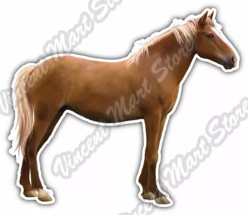 DOPASTICKER Horse Farm Animal Countryside Farming Car Window Sticker ...