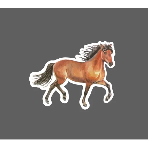 DOPASTICKER Horse Sticker Gallop Animal Farm Ranch Sticker Phone ...