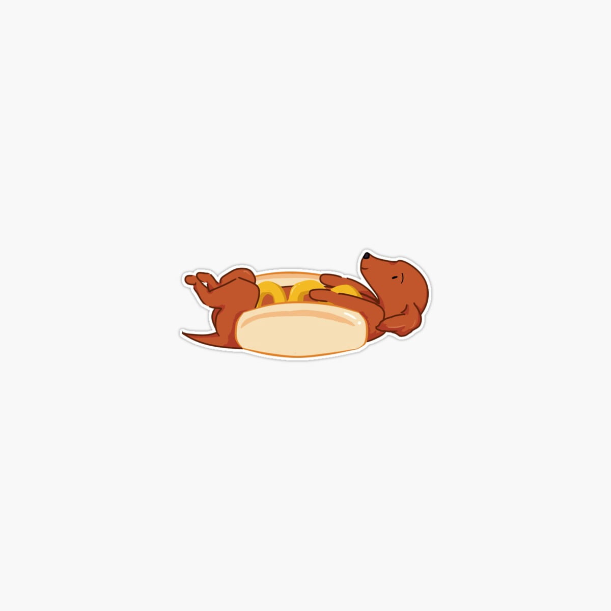 DOPASTICKER Hot Dog Dog Sticker, Phone Sticker Car Stickers, Birthday ...