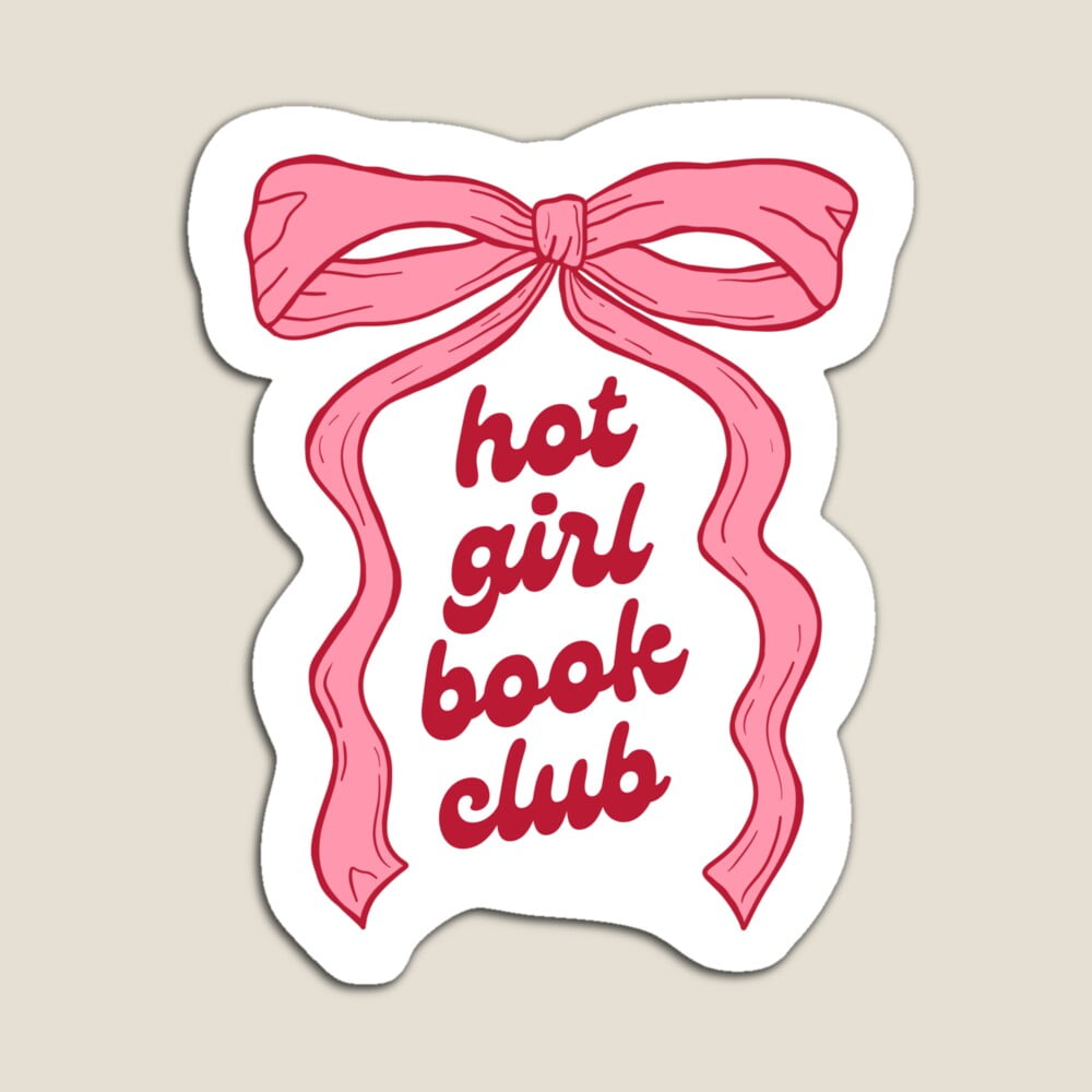 DOPASTICKER Hot Girl Book Club Bow Design Sticker Decorative Laptop ...