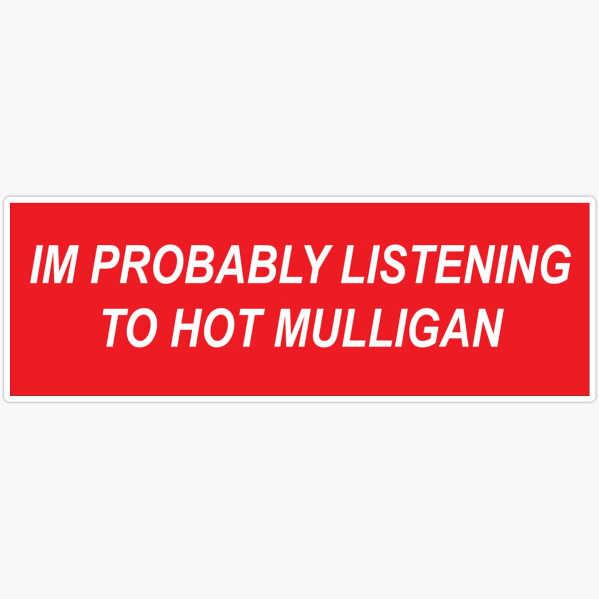 DOPASTICKER Hot Mulligan Bumper Sticker Decorative Laptop, Phone ...
