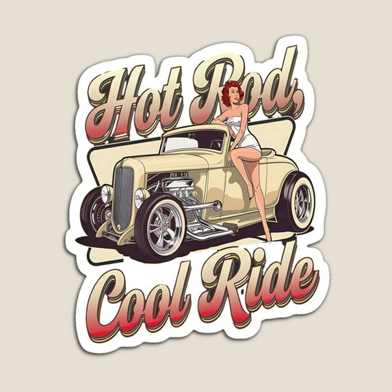 DOPASTICKER Hot Rod Cool Ride - American Hot Rods - Rocksteady Hotrod ...