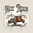 DOPASTICKER Hot Rods Route 66 - In Rust We Trust- Car Madness - King Of ...
