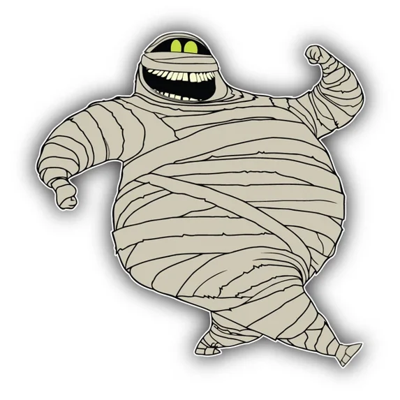 DOPASTICKER Hotel Transylvania Cartoon Murray Sticker Decal Phone Decal ...
