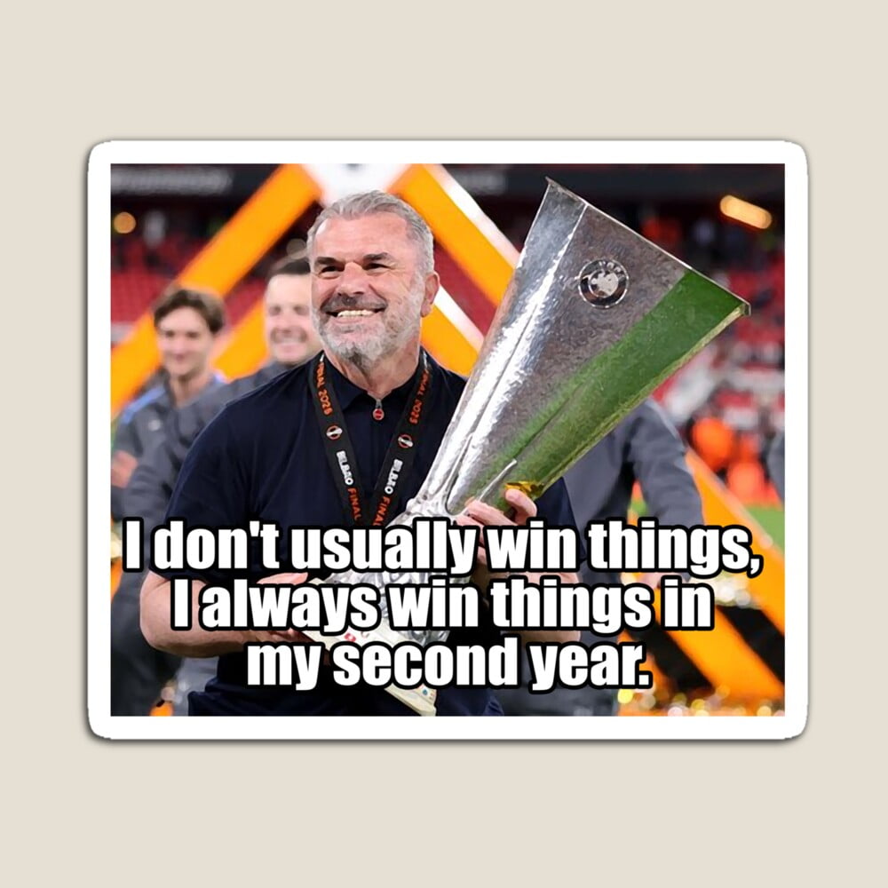 DOPASTICKER Hotspur Ange Postecoglou Sticker Phone Decal Water Bottle ...