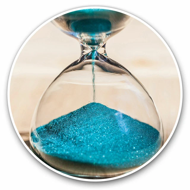 DOPASTICKER Hourglass Sand Timer Clock Cool Gift Decorative Laptop ...