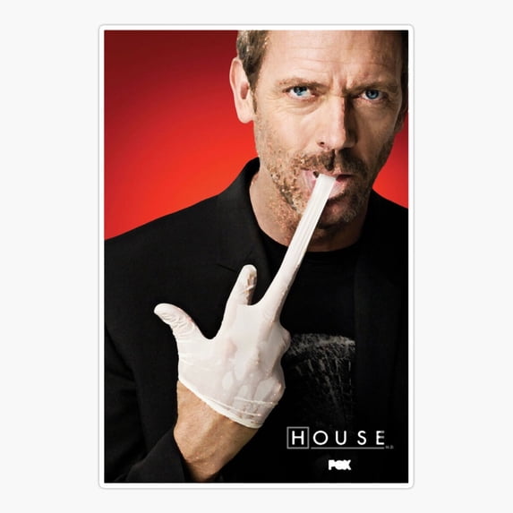 DOPASTICKER House Md Promo Image Long(1) Sticker, Phone Sticker Car ...