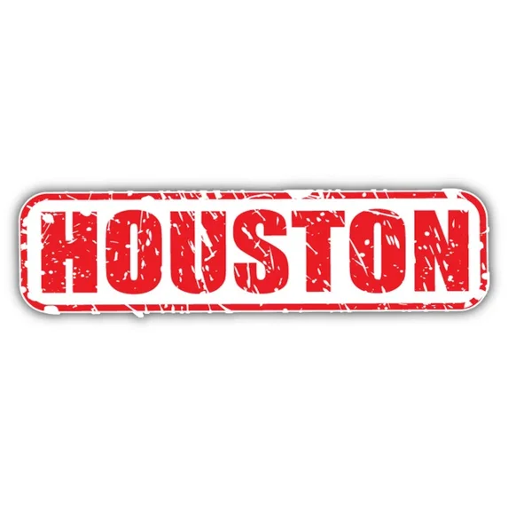 DOPASTICKER Houston City Usa Sticker Decal Phone Decal Water Bottle ...