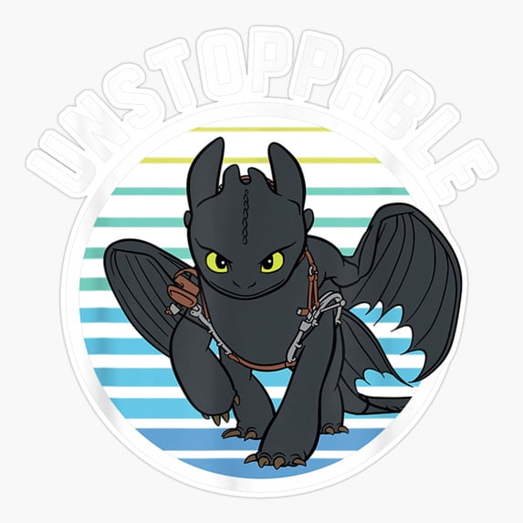 DOPASTICKER How To Train Your Dragon 3 Hidden World Unstoppable Sticker ...