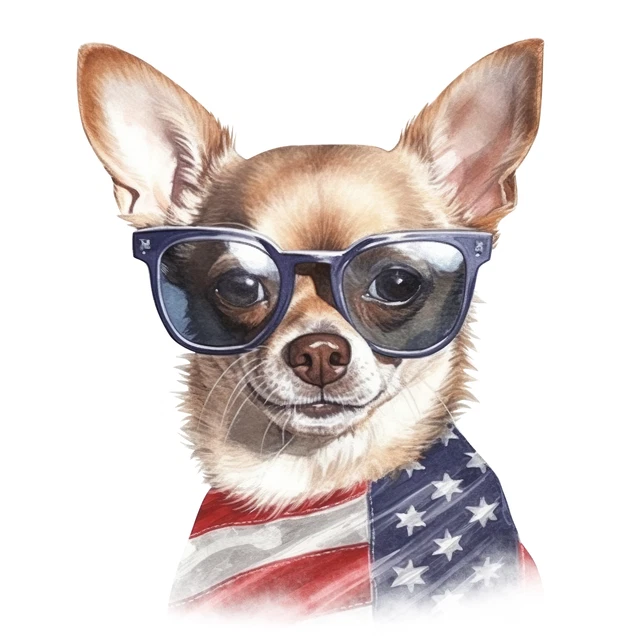 DOPASTICKER Huge Chihuahua Car Sticker Dog Sticker Phone Sticker, Latop ...