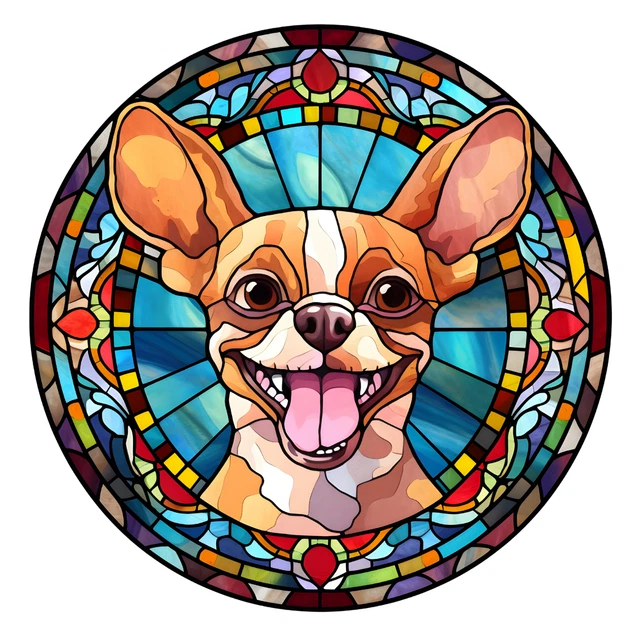 DOPASTICKER Huge Chihuahua Car Sticker Dog Sticker Phone Sticker, Latop ...