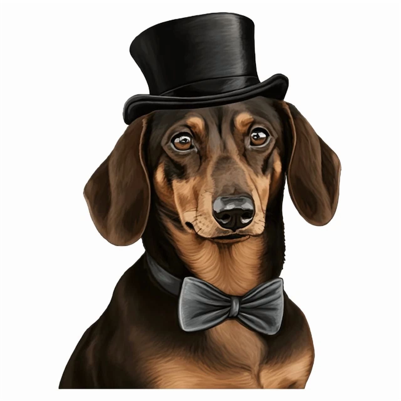 DOPASTICKER Huge Dachshund Car Sticker Dog Sticker Phone Sticker, Latop ...