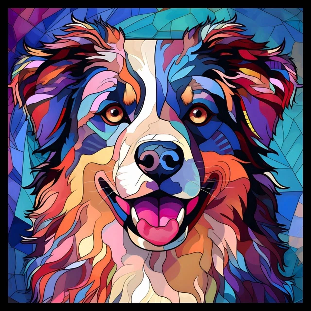 DOPASTICKER Huge Dog Caravan Truck Car Sticker Phone Sticker, Latop ...