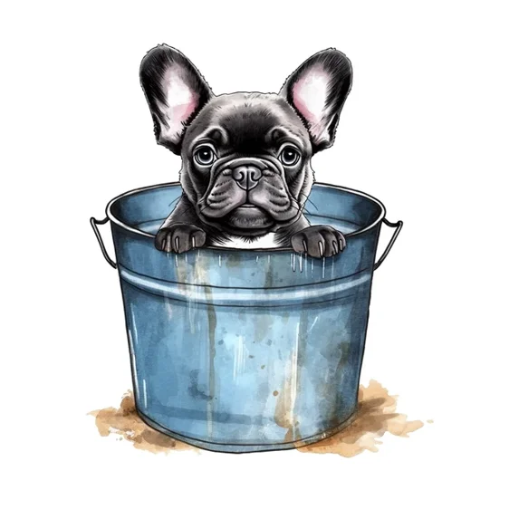 DOPASTICKER Huge French Bulldog Dog Car Sticker Dogs Sticker Phone ...