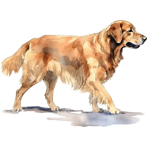 DOPASTICKER Huge Golden Retriever Dog Car Sticker Dogs Sticker Phone ...