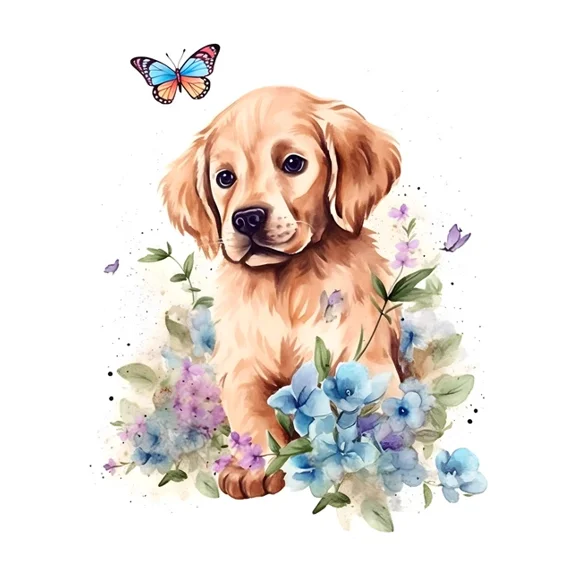 DOPASTICKER Huge Golden Retriever Dog Car Sticker Dogs Sticker Phone ...