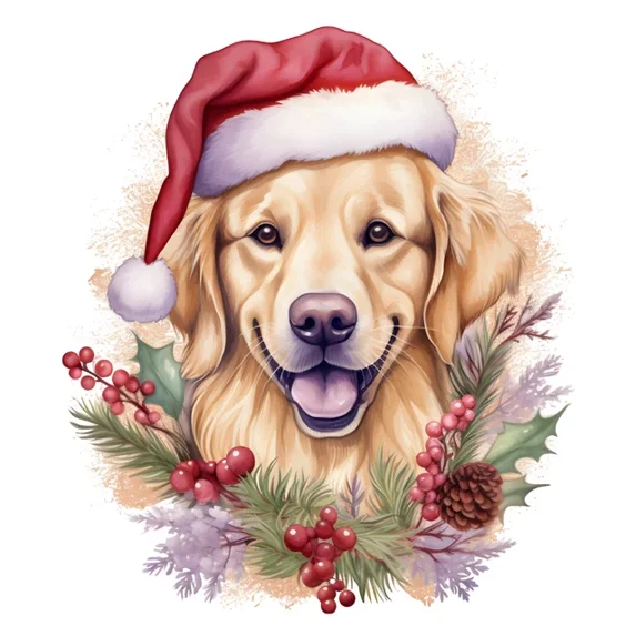 DOPASTICKER Huge Golden Retriever Dog Car Sticker Dogs Sticker Phone ...