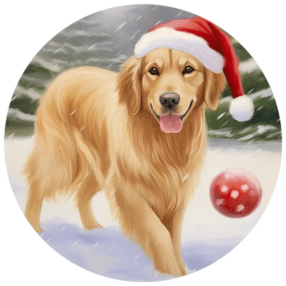 DOPASTICKER Huge Golden Retriever Dog Car Sticker Dogs Sticker Phone ...
