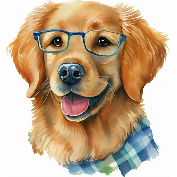 DOPASTICKER Huge Golden Retriever Dog Car Sticker Dogs Sticker Phone ...