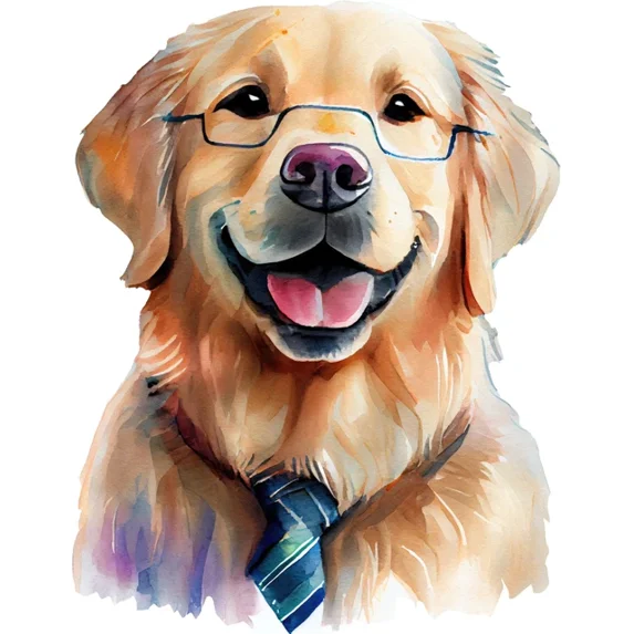 DOPASTICKER Huge Golden Retriever Dog Car Sticker Dogs Sticker Phone ...