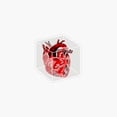 DOPASTICKER Human Heart In A White Cube Sticker, Phone Sticker Car ...