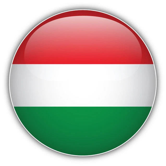 DOPASTICKER Hungary Flag Sticker Decal Phone Decal Water Bottle ...