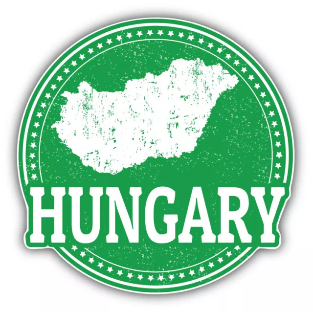 DOPASTICKER Hungary Map Sticker Decal Phone Decal Water Bottle Stickers ...