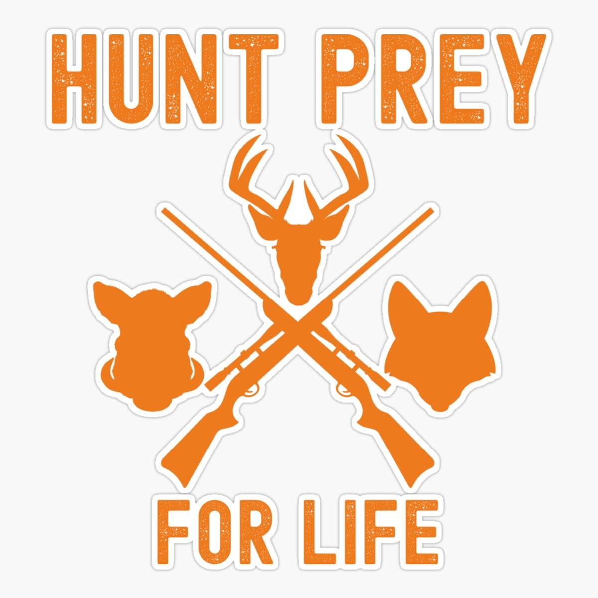 DOPASTICKER Hunt Prey Or Lie Sticker, Phone Sticker Car Stickers ...