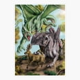 DOPASTICKER Hunting Dragons Sticker, Phone Sticker Water Bottle Sticker ...