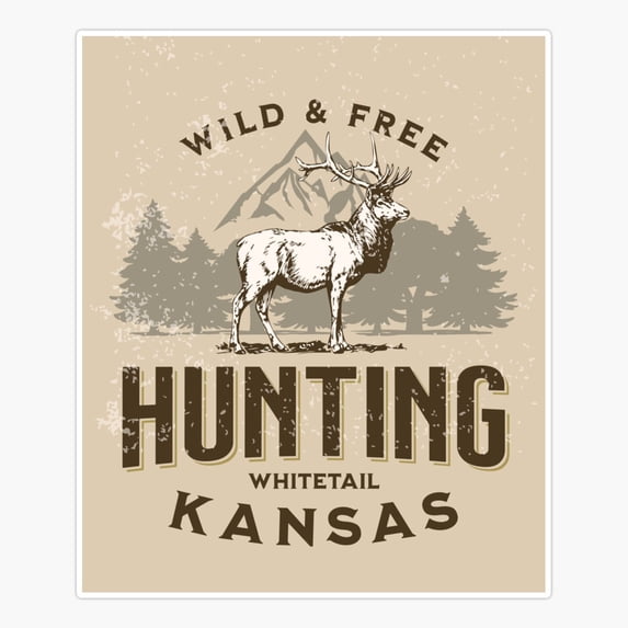 DOPASTICKER Hunting, Kansas, Wild And Ree, Deer Hunters, Hunting Dad ...
