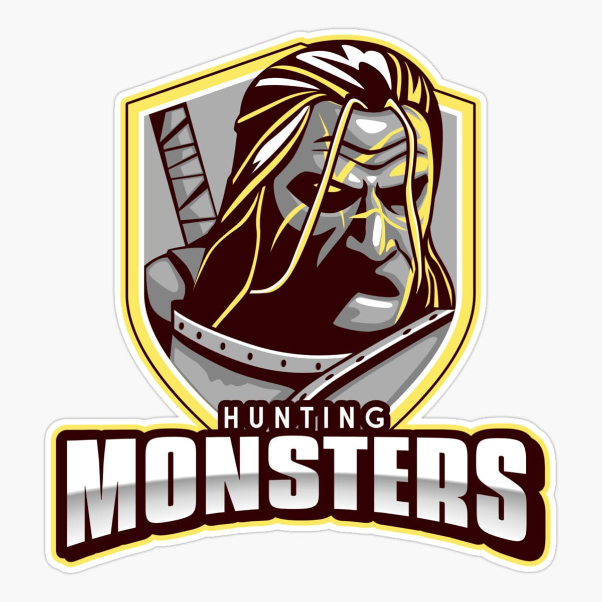 DOPASTICKER Hunting Monsters Design Sticker, Phone Sticker Car Stickers ...