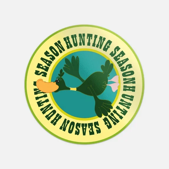 DOPASTICKER Hunting Season Sign Sticker Decal Phone Decal Water Bottle ...