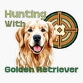 DOPASTICKER Hunting With Golden Retriever Outdoor Adventure Sticker ...