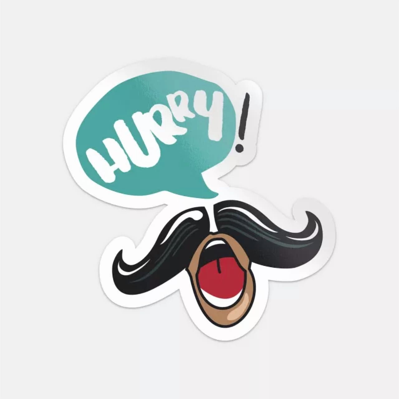 DOPASTICKER Hurry Cry Sticker Decal Phone Decal Water Bottle Stickers ...