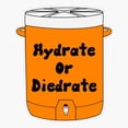 DOPASTICKER Hydrate Or Diedrate Orange Cooler Sticker, Phone Sticker ...