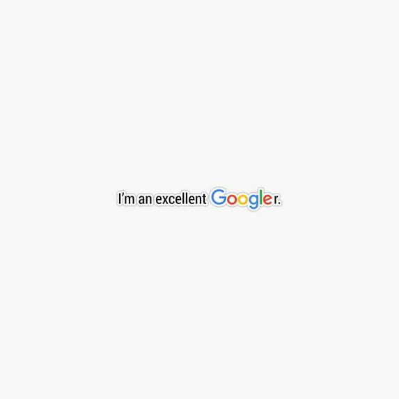 DOPASTICKER I Am An Excellent Googler. Sticker, Phone Sticker Car ...