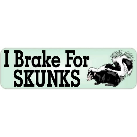 DOPASTICKER I Brake For Skunks Sticker Phone Sticker, Latop Sticker ...