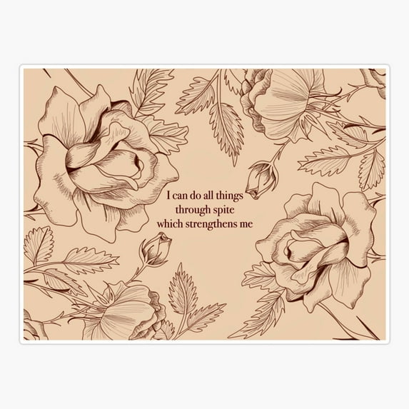 DOPASTICKER I Can Do All Things Sticker, Phone Sticker Water Bottle ...